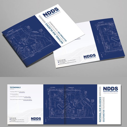 Modern and Edgy Brochure Needed for Due Dilligence Company | Brochure ...