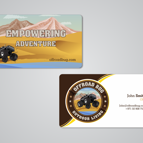 Outdoor Adventure Co. Business Cards | Business card contest
