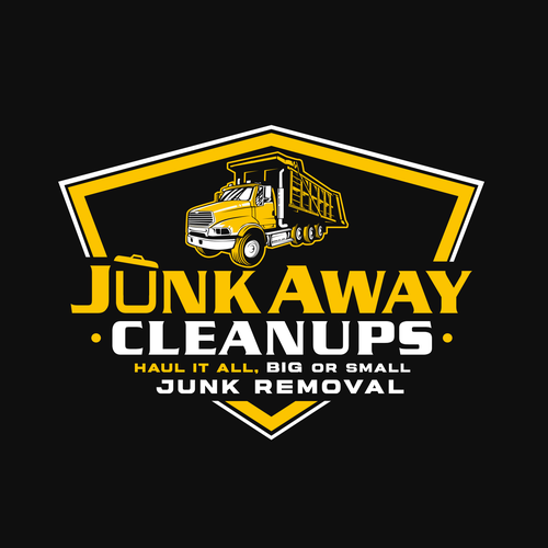 Designs | Modern Junk removal logo, badge style, both original example ...