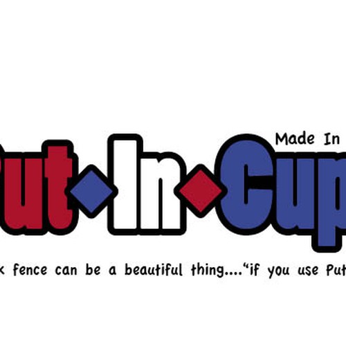 Designs | logo for Put-In-Cups * Chain Link Fence Art | Logo design contest