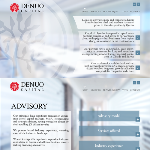 Designs | Create a slick but subtle website design for a start-up ...