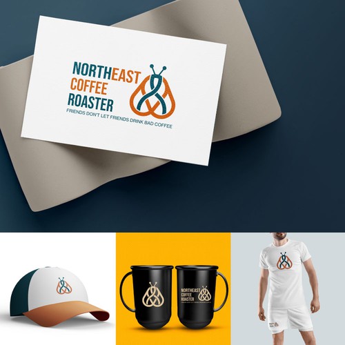 Designs | Northeast Coffee Roaster and Local Honey | Logo design contest