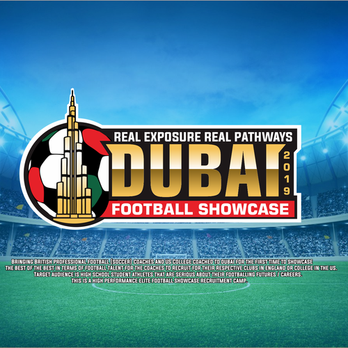 DUBAI FOOTBALL SHOWCASE | Logo design contest
