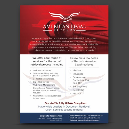 GUARANTEED!!!! Design Eye Catching One Page Flyer for our New Document ...