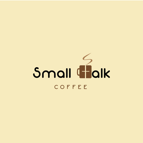 Create a smart, fun, playful logo for Small Talk Coffee | Logo design ...