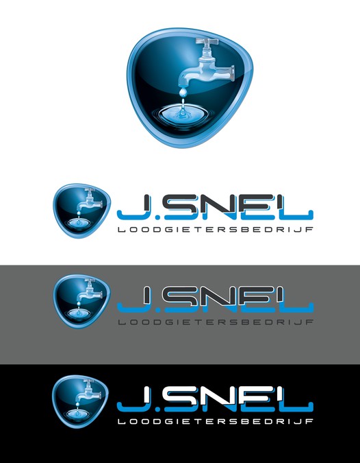logo voor Loodgietersbedrijf J.Snel | Logo design contest