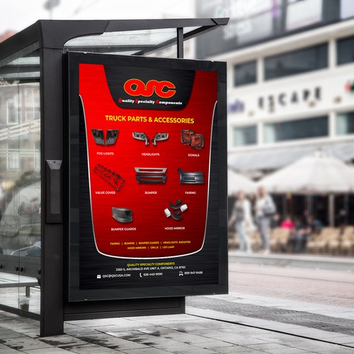 QSC Truck Parts Poster | Poster contest