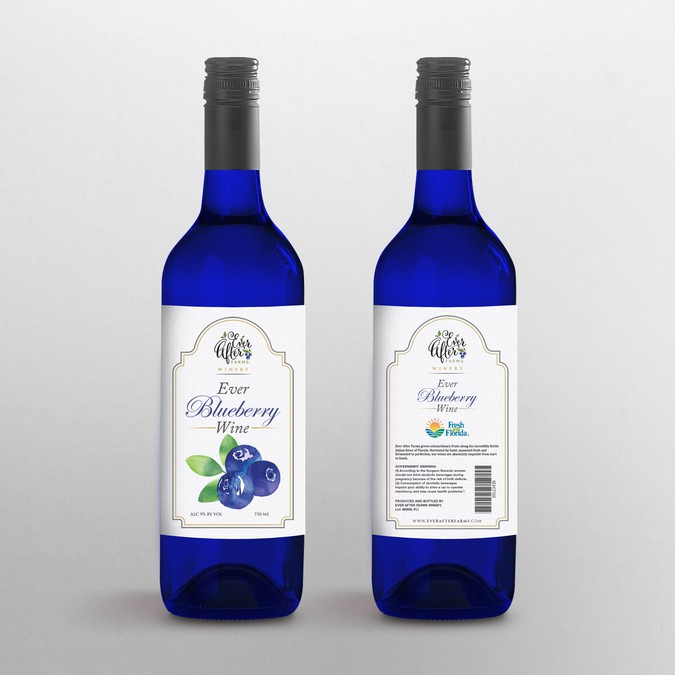 Inspire Female Millenial Wine Drinkers with a New Blueberry Wine Label ...