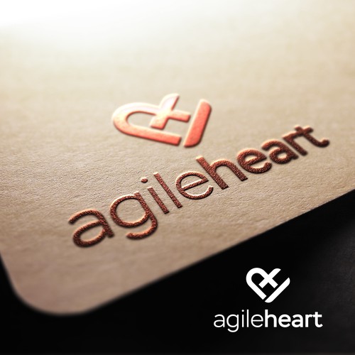 Designs | Stylish, tactile Logo for Agile Heart | Logo & brand identity ...