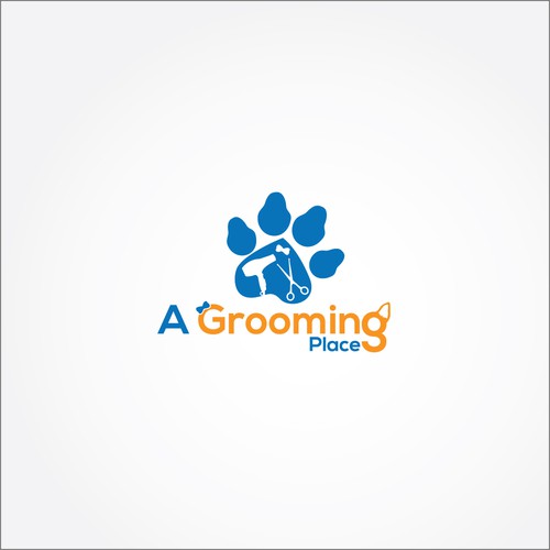 Create a captivating Dog Grooming logo that's cute, memorable, and will ...