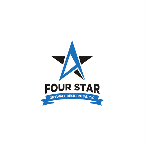 Redesign Four Star Drywall Residential's Logo | Logo design contest
