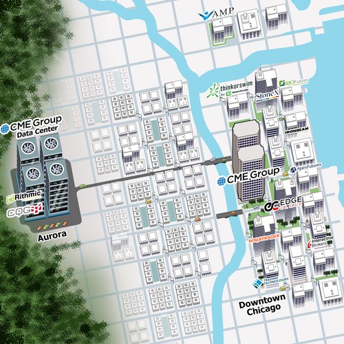 Designs | EXTENDED! Updated Dec 25th ILLUSTRATION OF DOWNTOWN CHICAGO ...