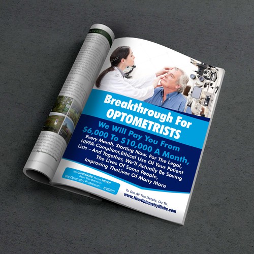 2 simple, magazine ads needed asap | Postcard, flyer or print contest