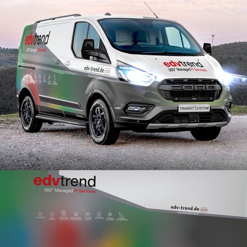 Ford Transit Custom Folierung
