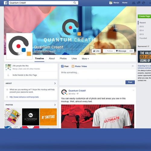 Digital Marketing Agency Facebook Fan Page Cover | Facebook cover contest