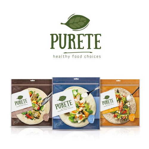 Design an eye catching logo for our healthy food brand "Pureté" | Logo ...