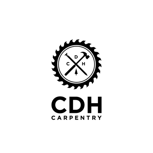 Create a trendy logo for timber frame construction company in a scenic ...