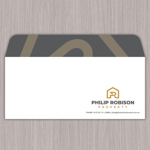 Create a modern letterhead and envelope sticker design | Stationery contest