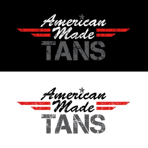 Rugged American rebel theme Tanning Salon called "American Made Tans ...