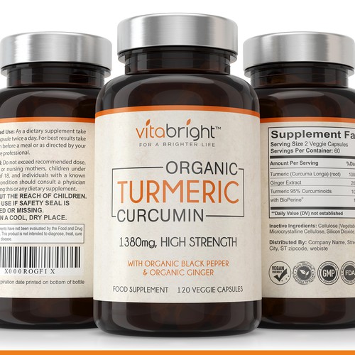 Designs | Minimalist Supplement Label | Other design contest