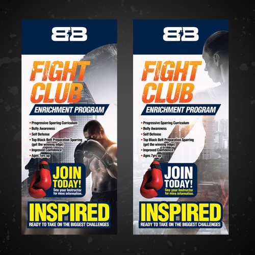 FIGHT CLUB BANNER | Signage contest