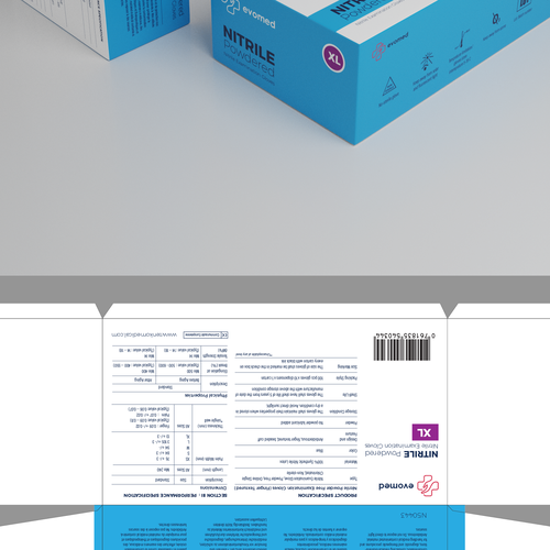 Designs | Design a Box for Medical Examination Gloves | Product ...
