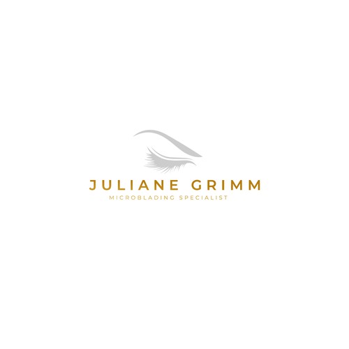 Create a luxurious, modern and elegant logo for a microblading artist ...