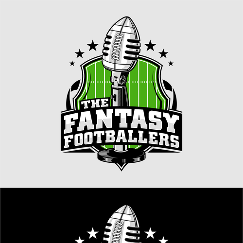 Fantasy Football Podcast Logo --- Clean, Modern, Sharp, Eye-Catching ...