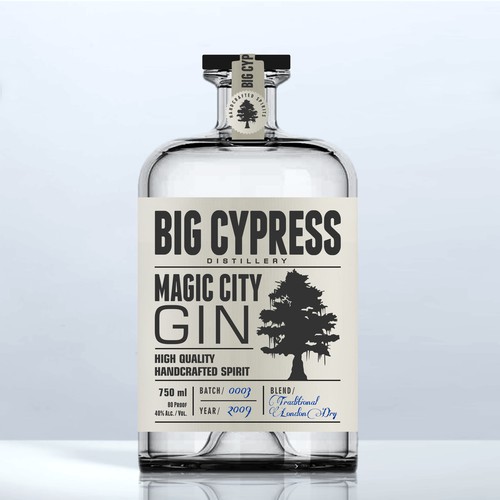 Label for craft Whiskey or Gin bottle | Product label contest