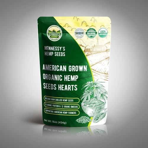 Designs | Hennessy’s Hemp needs a package design for our US Grown ...