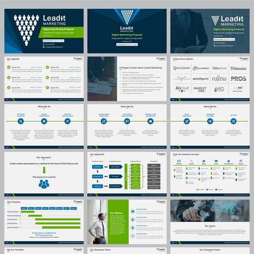 Inspiring PowerPoint template Contests - 99designs