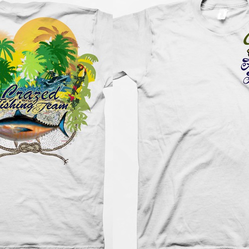 CRAZED LOGO FOR FISHING TEAM | T-shirt contest