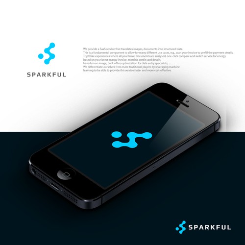 Design a super slick logo for Sparkful, an innovative SaaS company ...