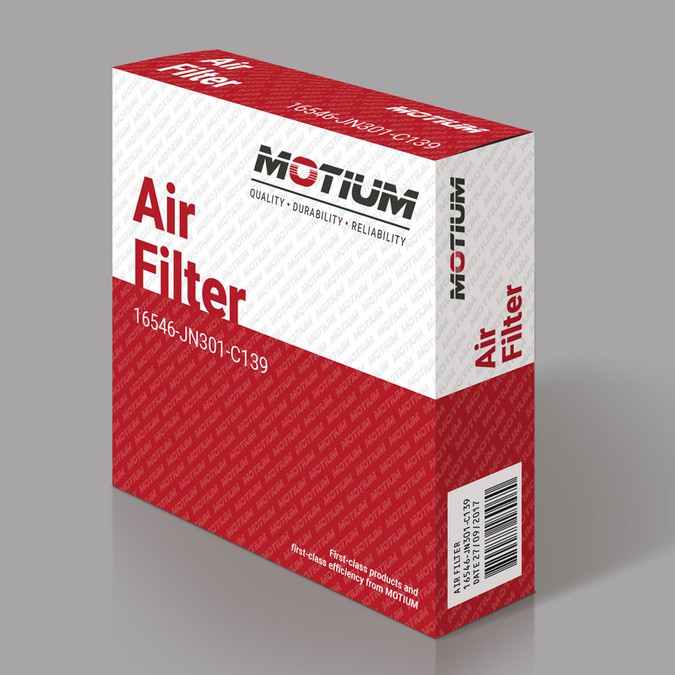 design boxes for automobile filters | Product packaging contest