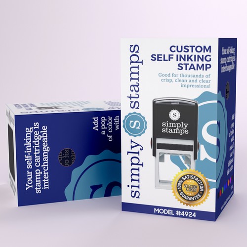 Simply Stamps Branded Packaging Design | Product packaging contest
