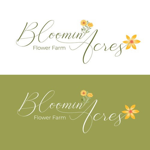 Designs | Flower Farm Logo to jumpstart a new business | Logo design ...