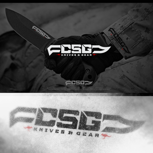 Create a clean cut logo for CSG Knives and Gear | Logo design contest