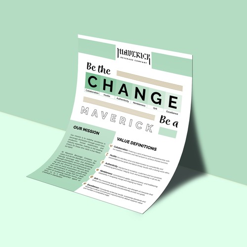 Values poster design for wine and spirits distributor | Poster contest ...