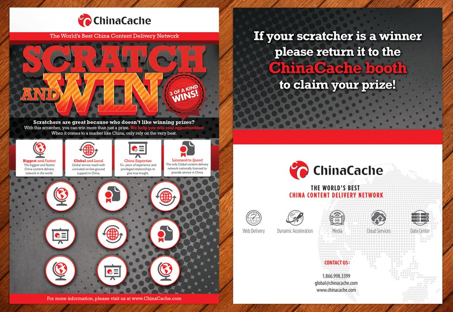 Design a fun promotional lottery scratcher! | Postcard, flyer or print ...