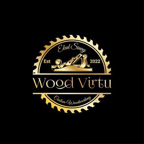Designs | design a custom modern woodworking logo | Logo design contest