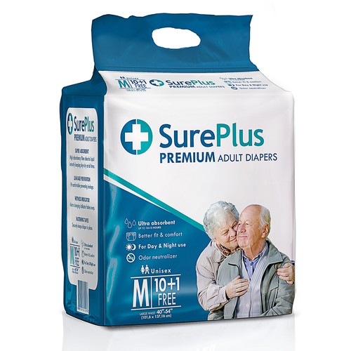 Attractive Adult Diaper Design | Product packaging contest