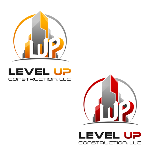 Designs | LEVEL UP CONSTRUCTION *SILVER* Guaranteed | Logo design contest