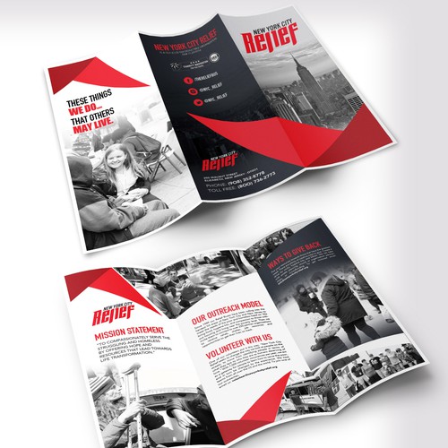Brochure for Nonprofit helping NYC's Homeless. | Brochure contest