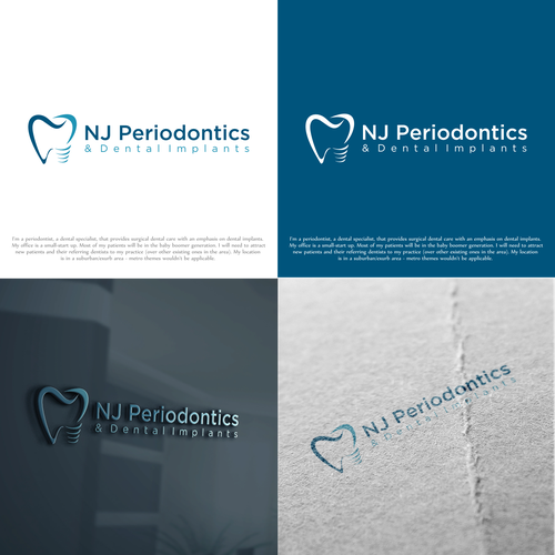 Design a lasting brand for a periodontal/dental implant practice | Logo ...