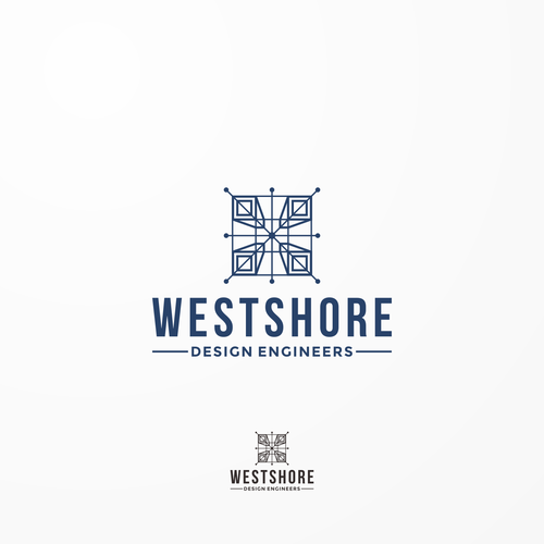 Create a logo for WestShore Design Engineers that promotes stability ...