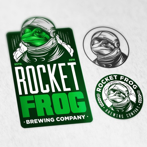 Rocket Frog Brewing Company needs a logo. | Logo & social media pack ...