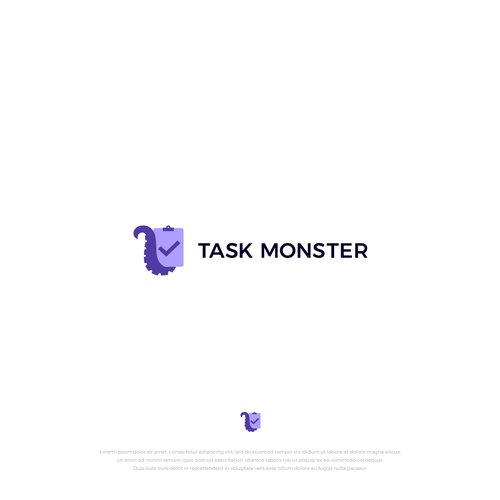 Designs | Design a logo for a monster-themed, SaaS-based Task ...
