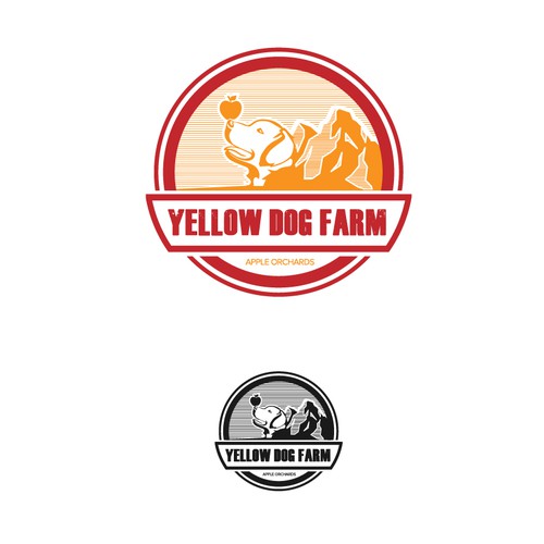 A small town farm featuring apple orchards. Simple living. | Logo ...