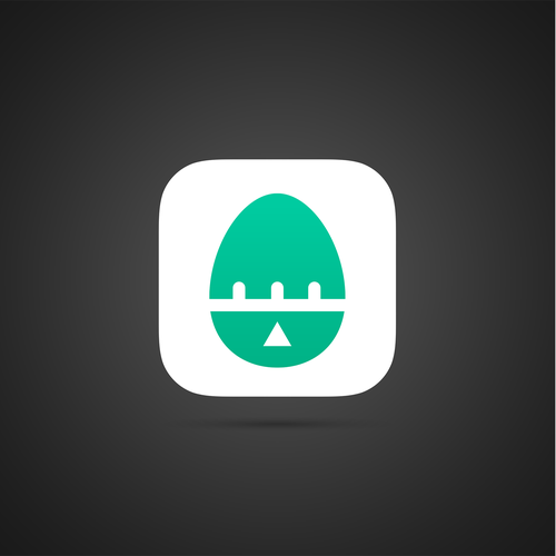 Create an iOS app icon for a Timer app | Icon or button contest