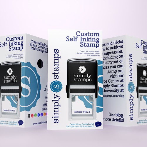 Simply Stamps Branded Packaging Design | Product packaging contest